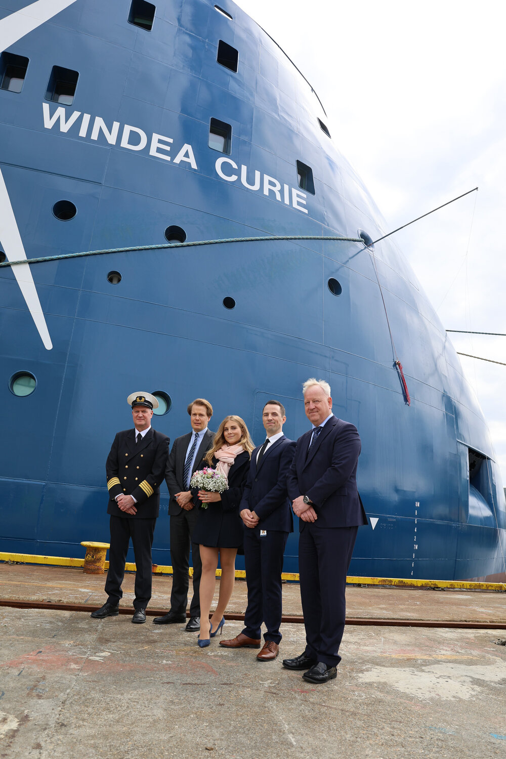 WINDEA Curie delivered - Bernhard Schulte Offshore received… | Ulstein