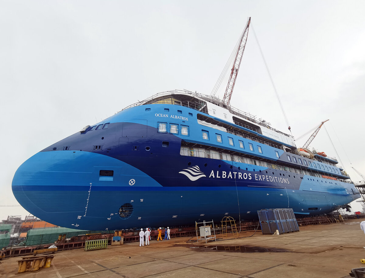 Launching the Ocean Albatros | Ulstein