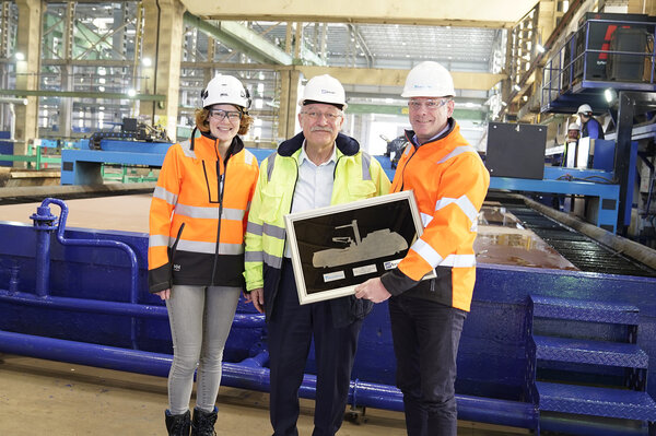 Steel cutting ceremony for Acta Marine’s CSOV | Ulstein