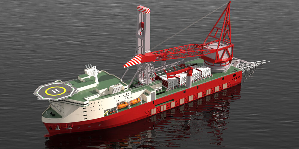 Delivery ceremony of the deepwater derrick lay vessel… | Ulstein