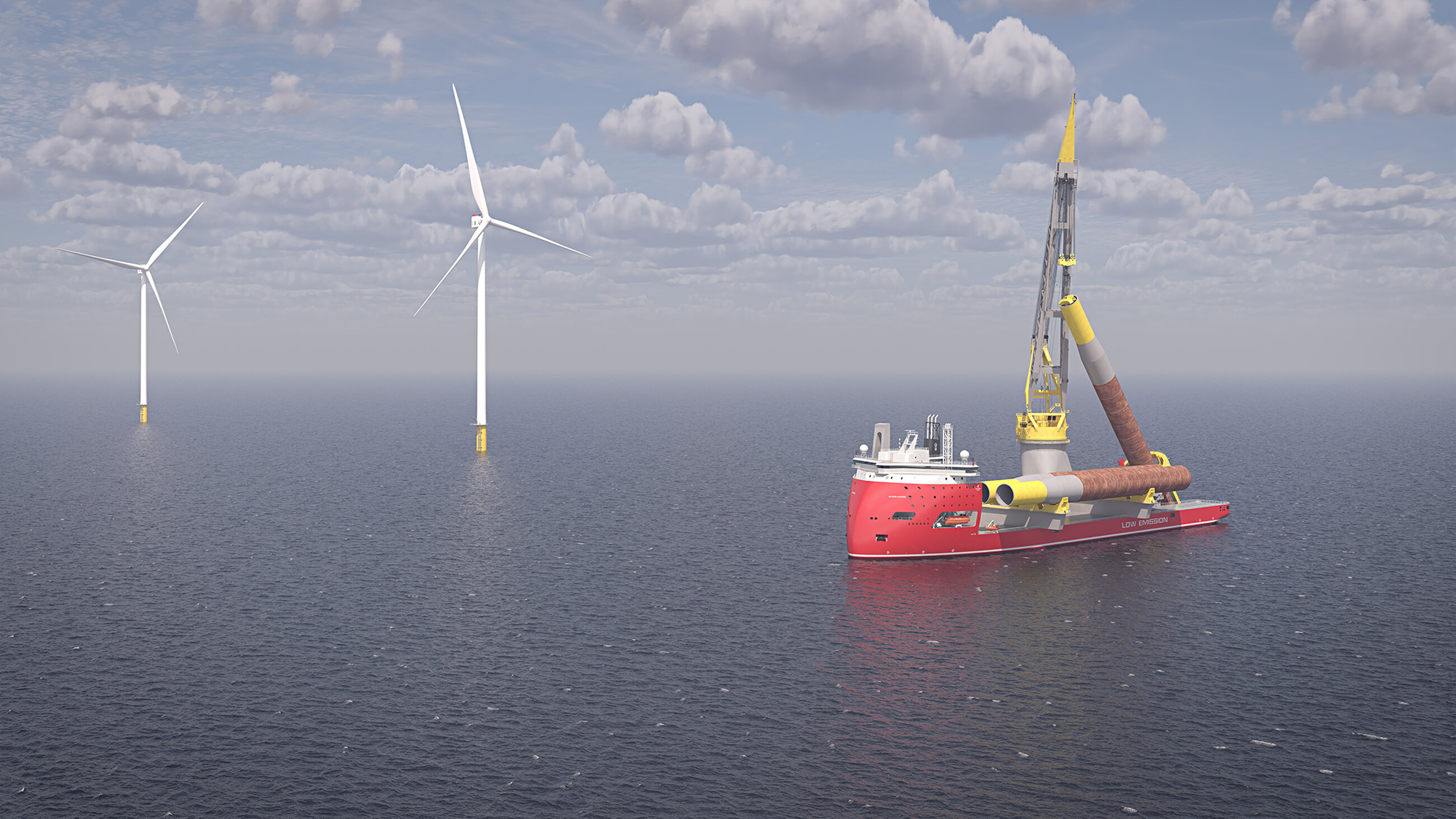 ULSTEIN U-STERN - smart monopile installation on DP | Ulstein