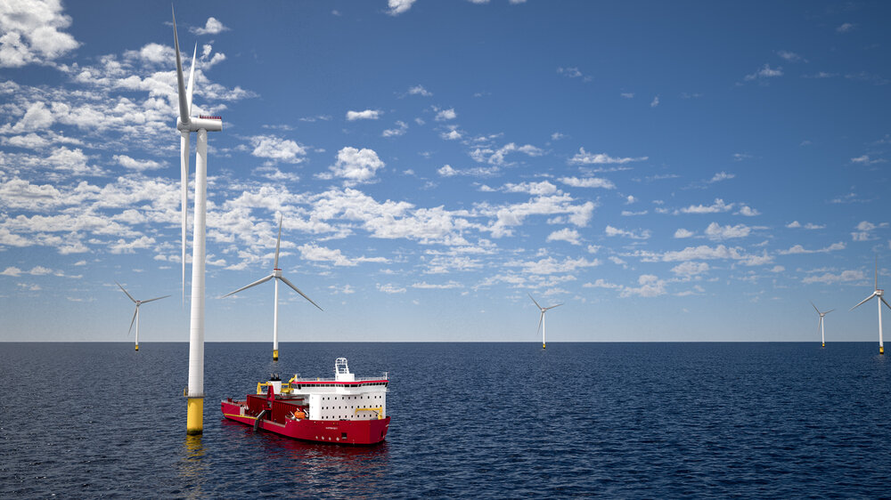 Steel cutting for Subsea Rock Installation Vessel at Philly | Ulstein