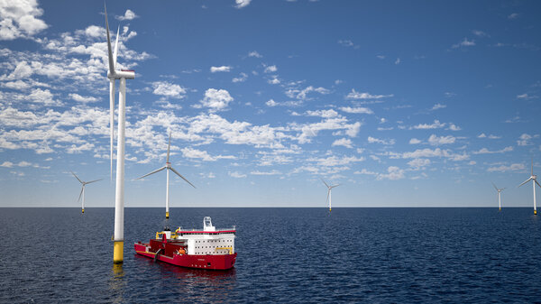 Steel cutting for Subsea Rock Installation Vessel at Philly | Ulstein