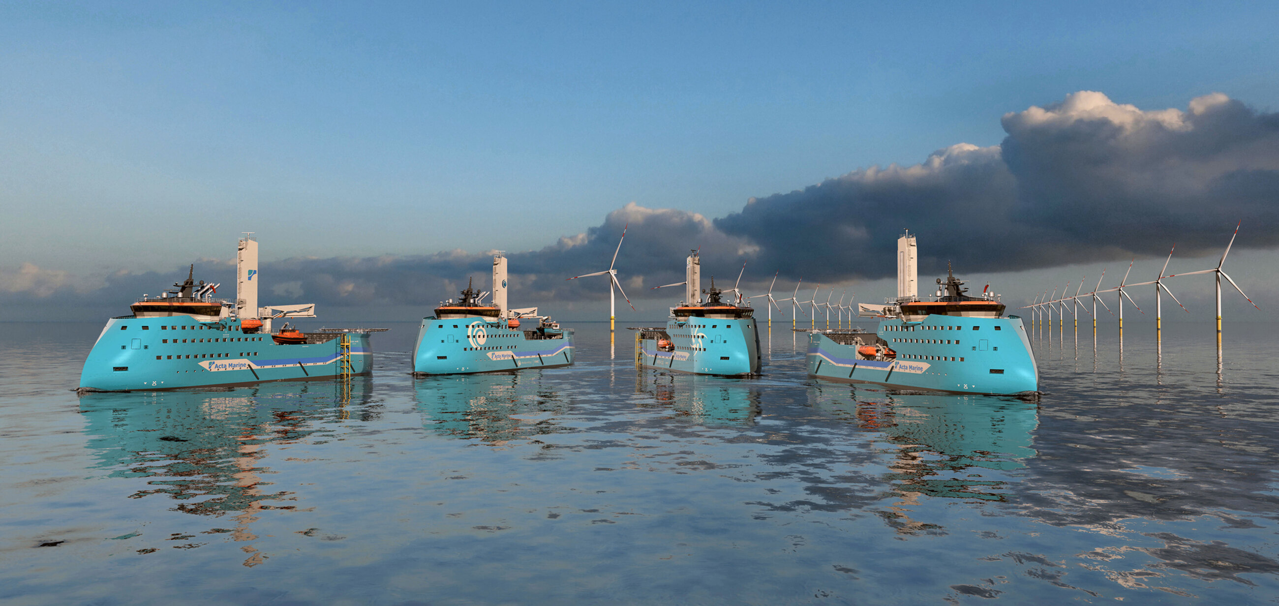 Ulstein designs two more methanol fuelled CSOVs for Acta… | Ulstein