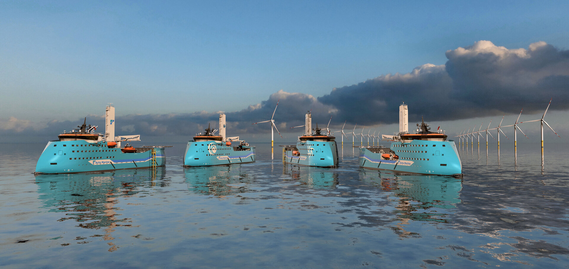 Ulstein designs two more methanol fuelled CSOVs for Acta… | Ulstein