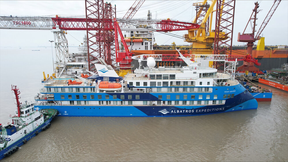 Delivery of the 'Ocean Albatros' expedition cruise vessel | Ulstein