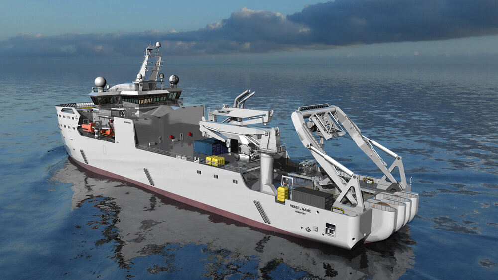 Fibre-optic cable-laying vessels | Ulstein