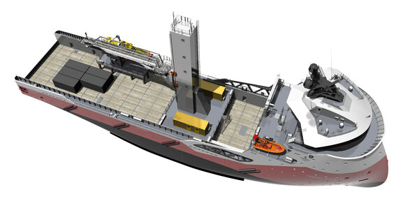 PX105 | Platform Supply Vessel / PSV | X-BOW ship design | Ulstein