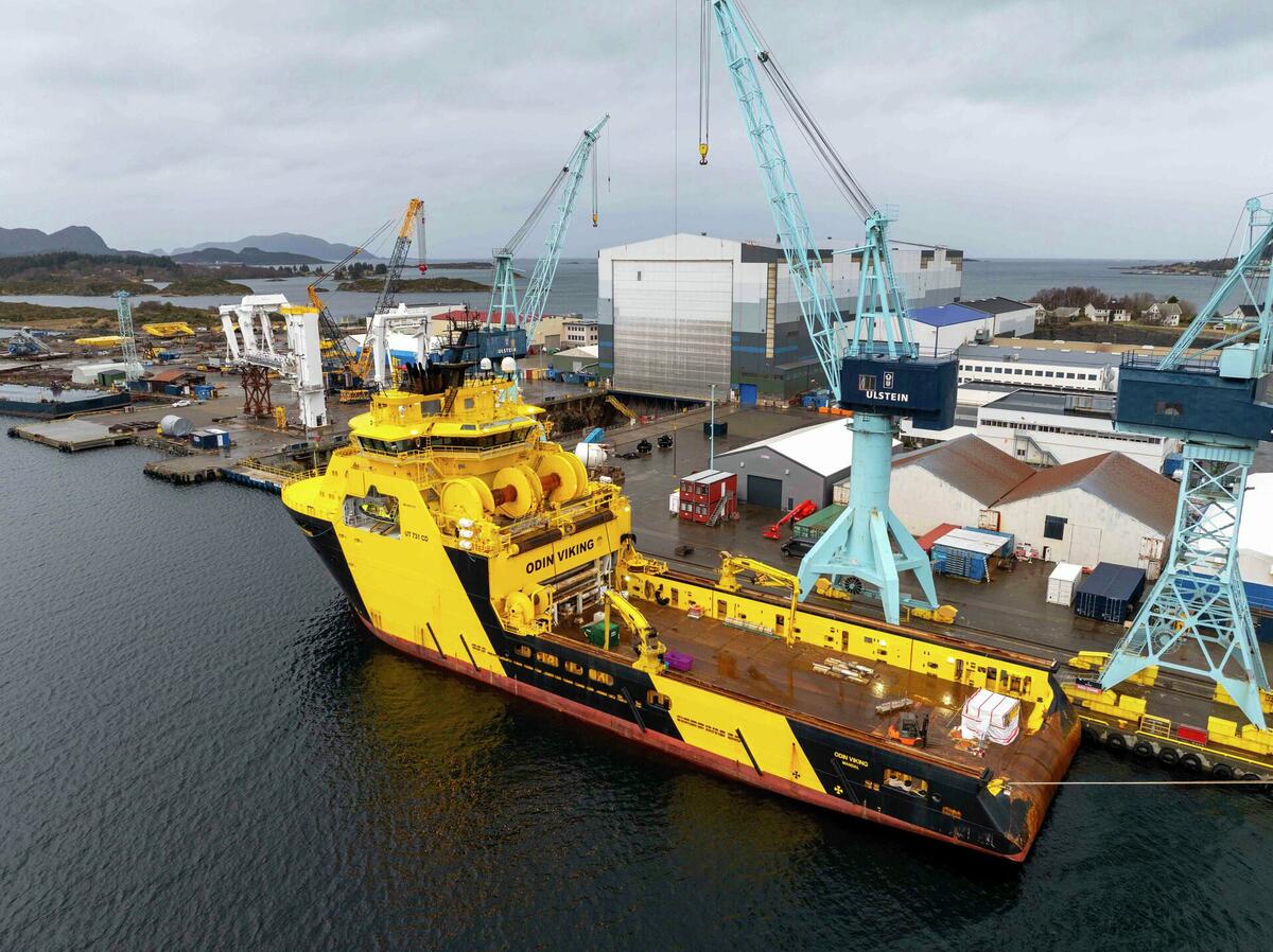 L-LARS installation on Odin Viking for Sea1 Offshore | Ulstein