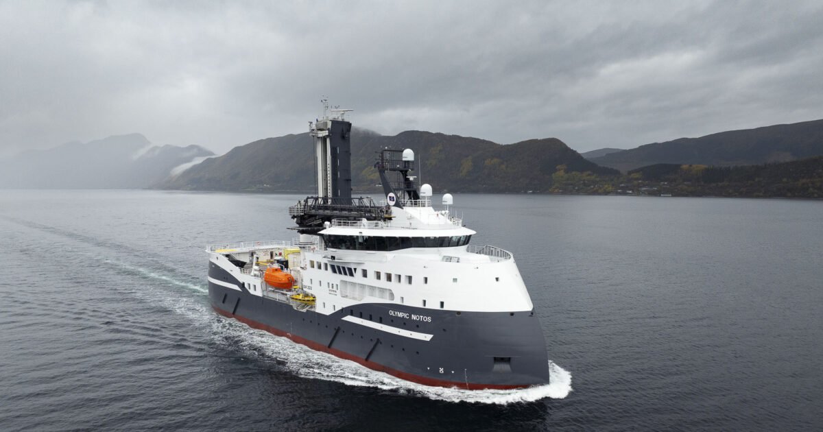 Olympic's second CSOV with a flawless sea trial | Ulstein