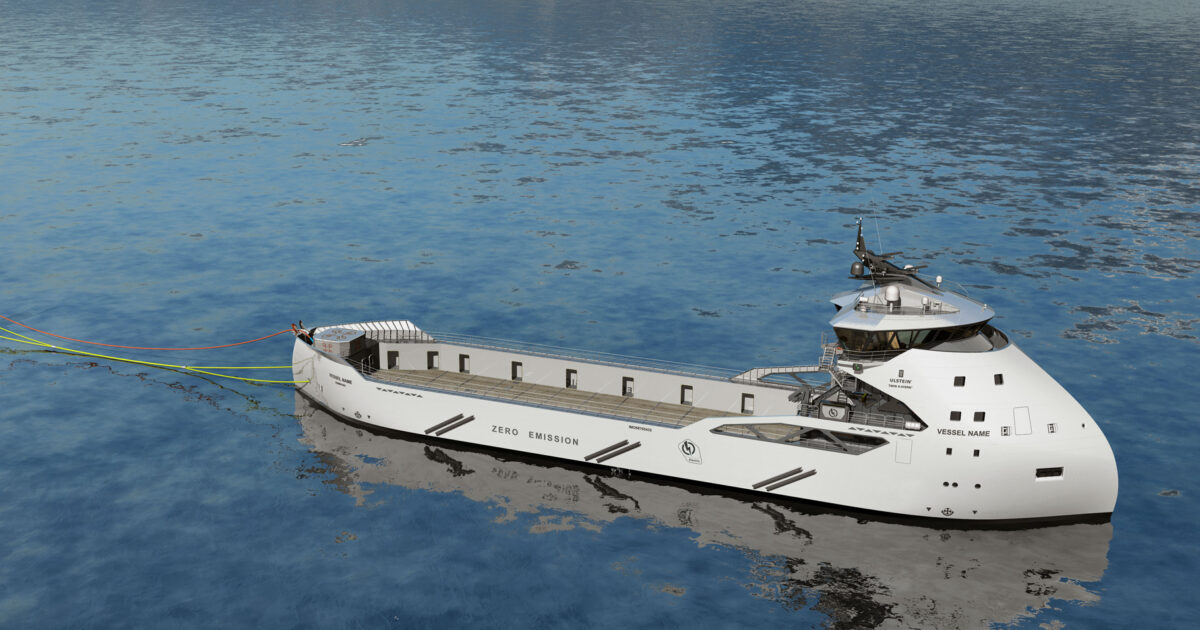 Right-sizing enables zero-emission supply operations for… | Ulstein