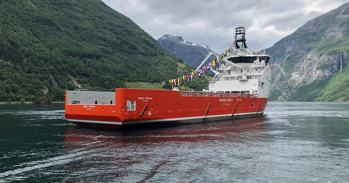 Twin naming ceremony of Golden Energy Offshore vessels | Ulstein