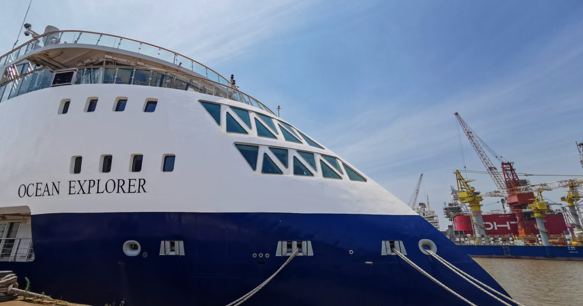 Delivery of the next X-BOW expedition cruise vessel from… | Ulstein